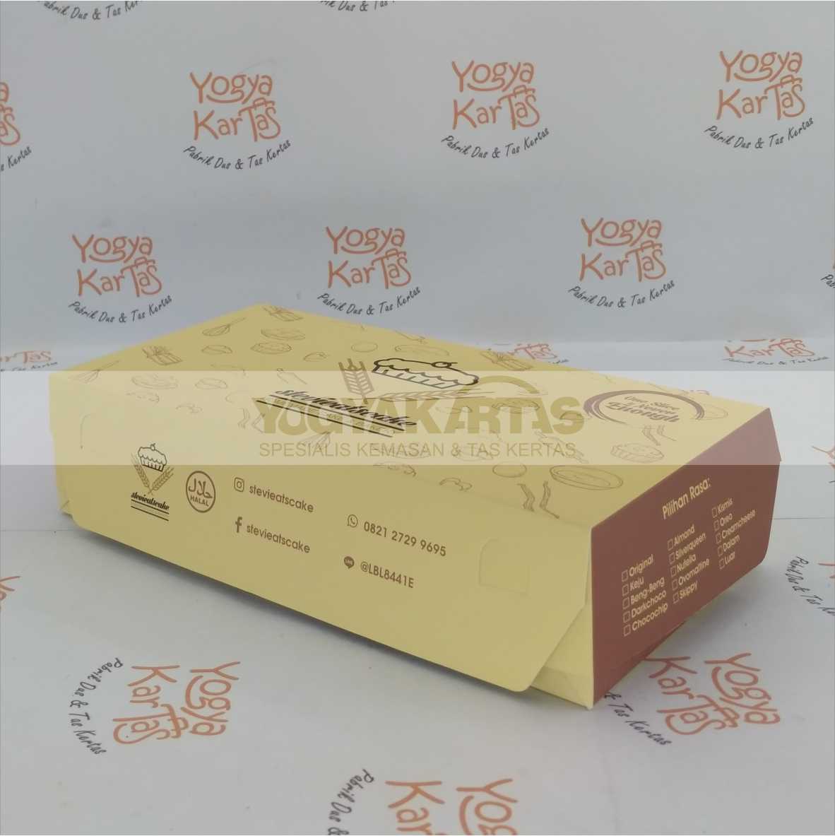 Dus Roti Widya Dus Roti Tutup dan Bawah Terpisah