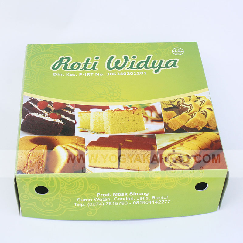 Dus Roti Widya Dus Roti Tutup dan Bawah Terpisah