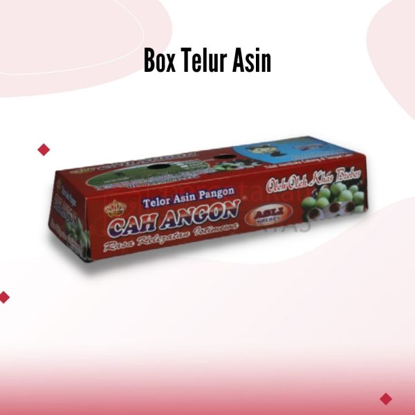 Box Telur Asin isi 10 dengan Skat