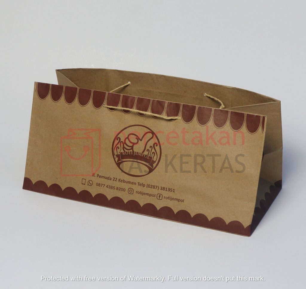 Paper Bag Bakery | Tas Kertas Takeaway | Pusat Cetak Paper bag
